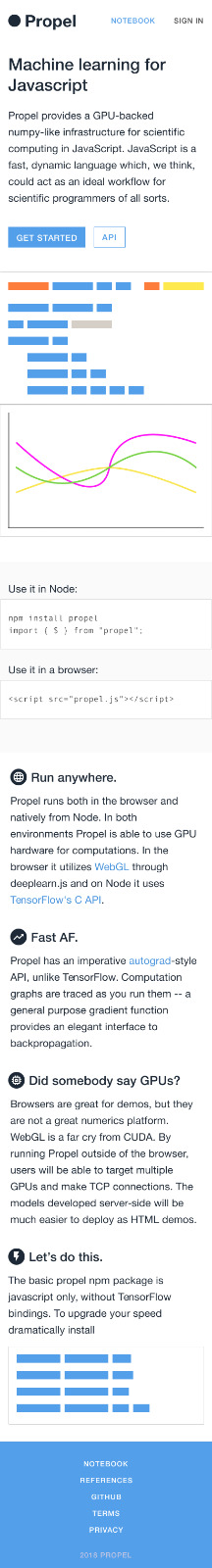 Implement mobile design. · Issue #261 · propelml/propel · GitHub