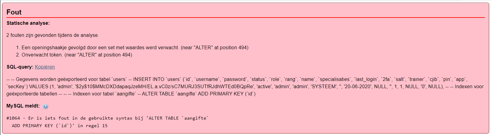 SQL - Error · Issue #2 · kloentje2/FiveM-MEOS · GitHub