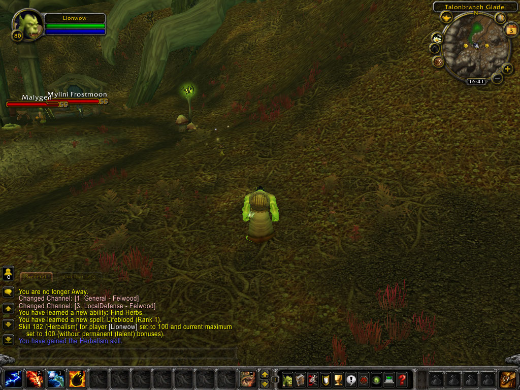 Clusters of herbs spawning in Felwood · Issue #6203 · azerothcore ...