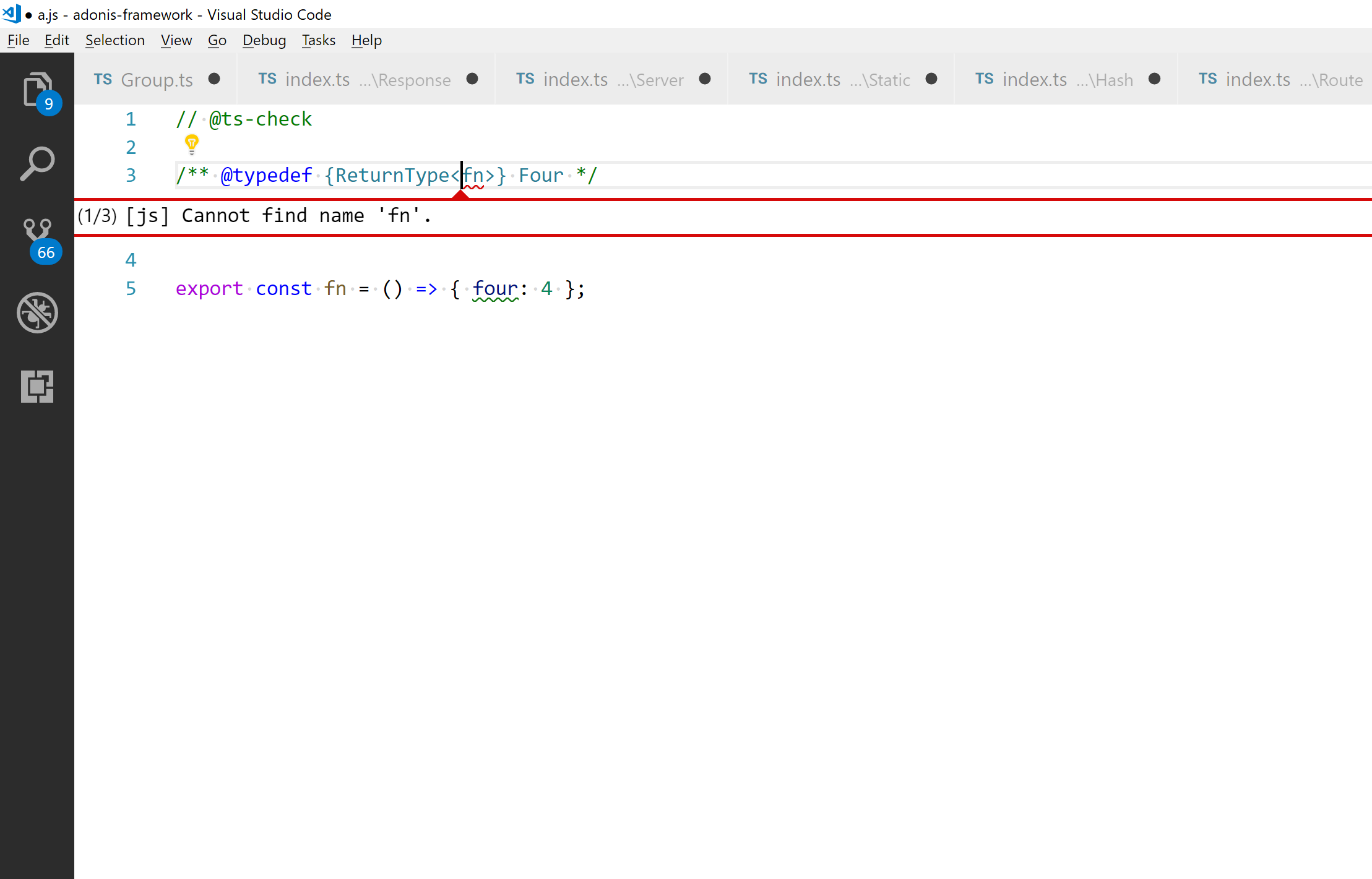 JSDoc typedef with ReturnType not found · Issue #24093 · microsoft/TypeScript · GitHub