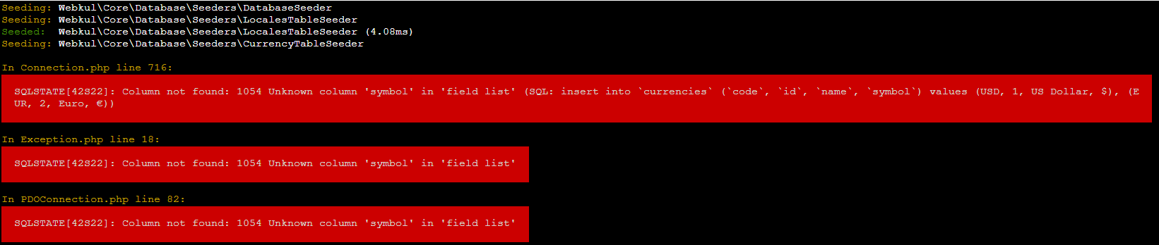 ErrorException Attempt to read property "default_locale" on null · Issue #4842 · bagisto/bagisto ...