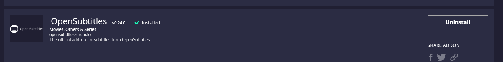 Windows - Subtitles addon not loaded (example) · Issue #272 · Stremio/stremio-bugs · GitHub