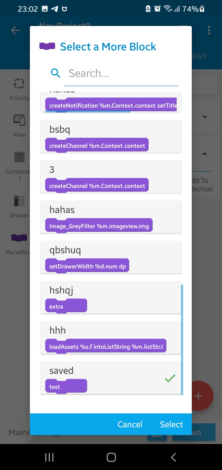 Custom Typed More Block Restoring Bug · Issue 574 · Sketchware Pro