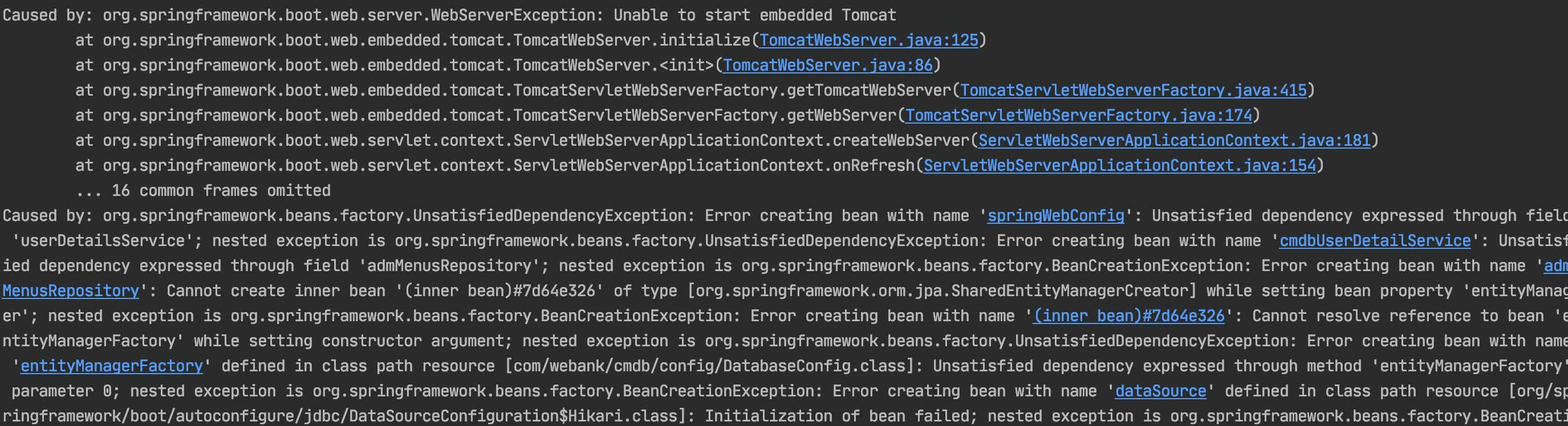 快速本地启动环境 启动失败 · Issue #1022 · WeBankPartners/we-cmdb · GitHub