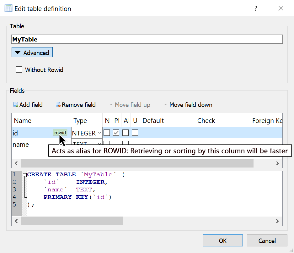 [Feature Request] - Add Glyph To Denote Field Is ROWID Alias · Issue ...