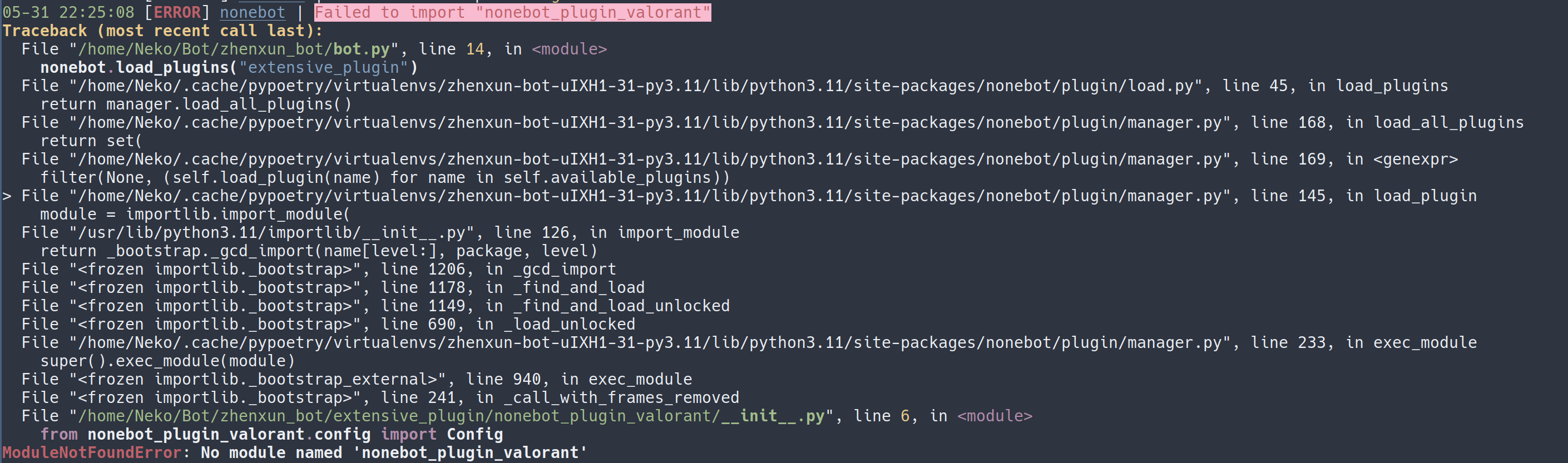 插件初始化函数失效 · Issue #4 · BalconyJH/nonebot_plugin_valorant · GitHub
