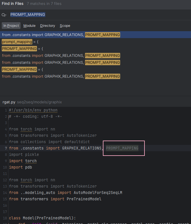 Hello, excuse me for the interruption. Could you please explain the function of PROMPT_MAPPING ...