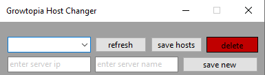 GitHub - Tarrackk/Growtopia-Host-Changer: An application to make switching between hosts to play ...