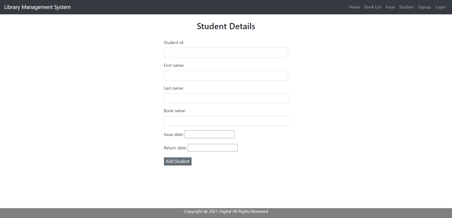 GitHub - saurabh97-bot/Library-Management-System