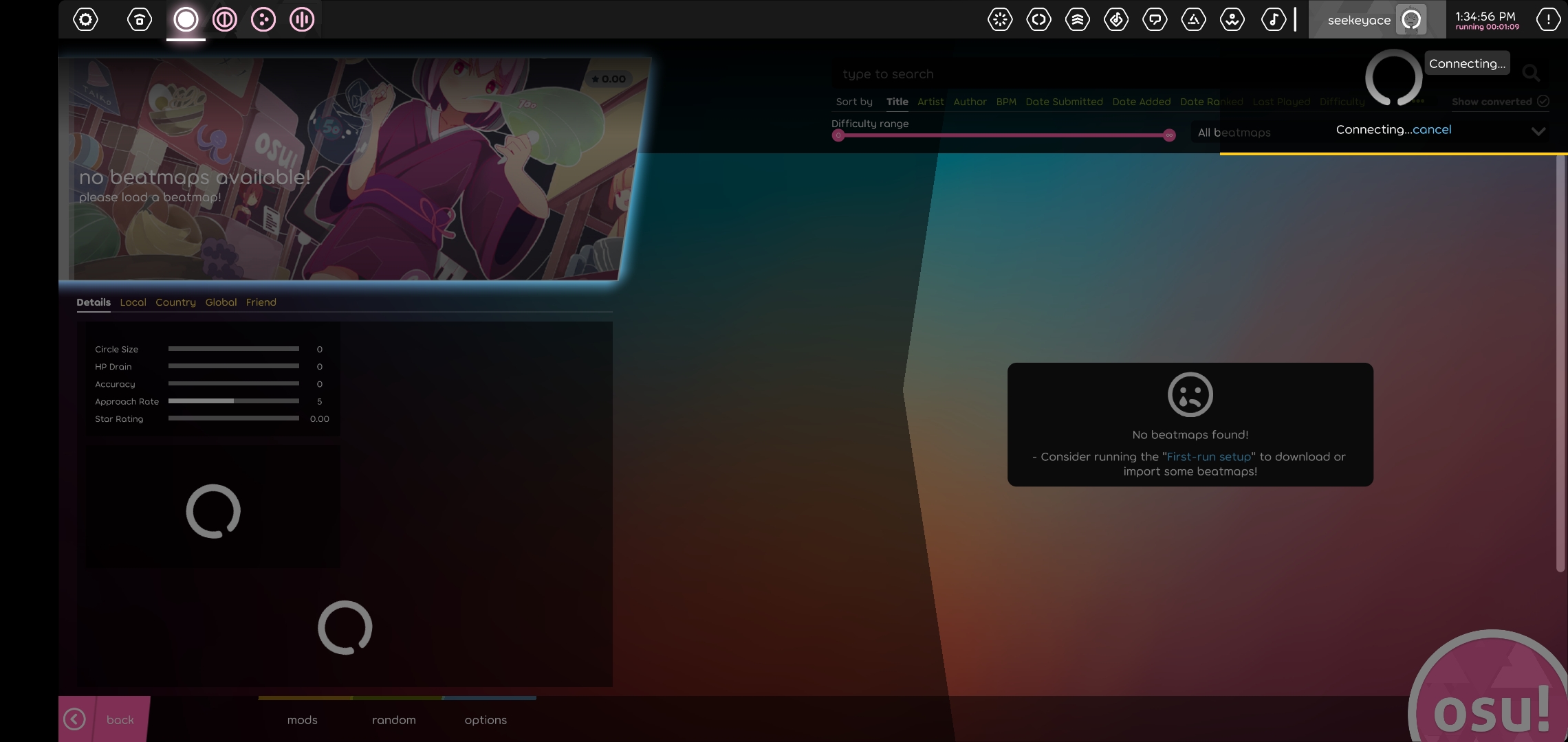 osu!lazer android stuck on loading · Issue #20609 · ppy/osu · GitHub