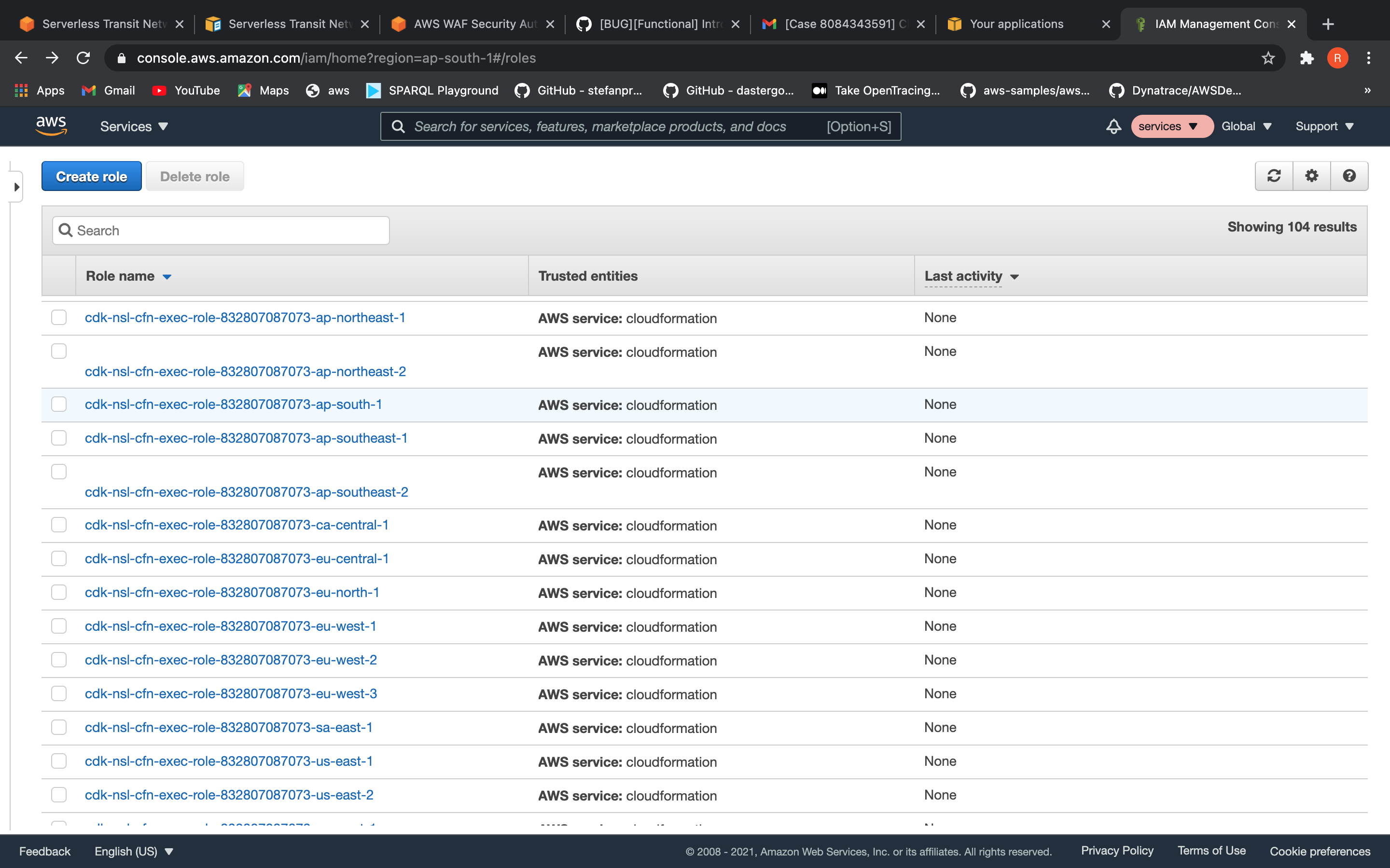 [bug][functional] Introduce Some Cleanup And Optimize No Of Iam Roles · Issue 663 · Aws Samples