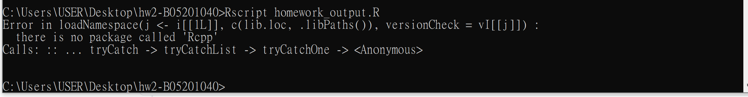 Windows 無法於終端機執行rscript Homework Output R · Issue 18 · Rlads2021 Hw2 · Github