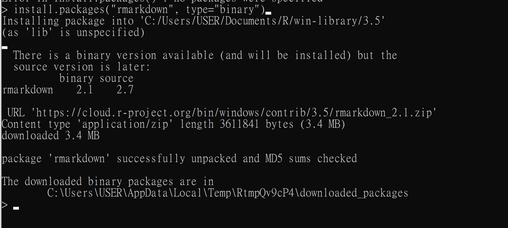 Windows 無法於終端機執行rscript Homework Output R · Issue 18 · Rlads2021 Hw2 · Github