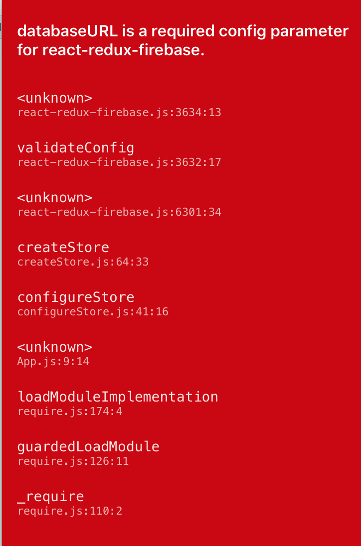 Should this work with Expo? · Issue #217 · prescottprue/react-redux-firebase · GitHub