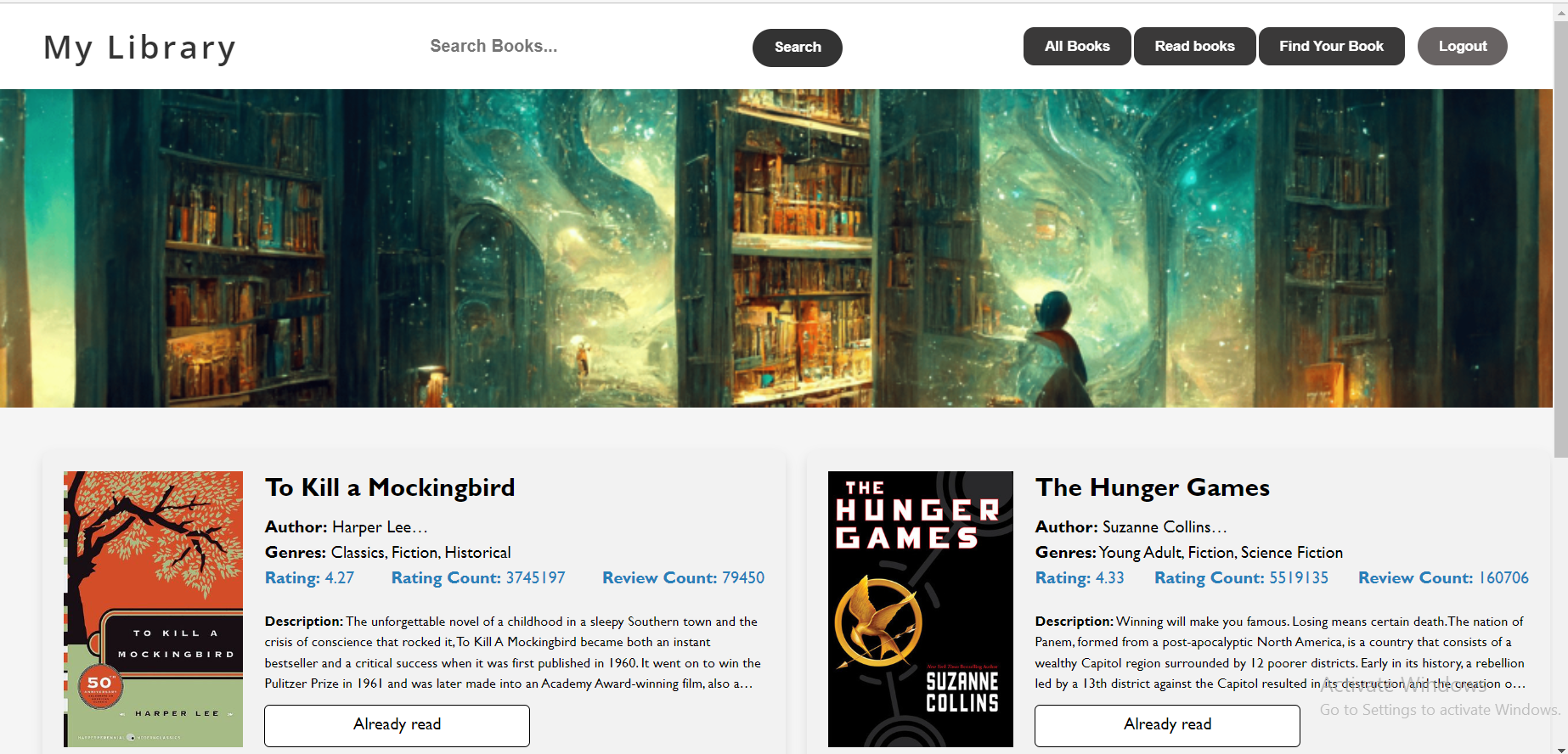 GitHub - TamarSH99/new_library: The application with a wide database ...