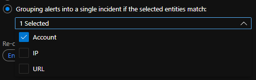 Incident settings (Preview) - Grouping alerts into a single incident if ...