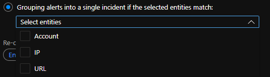 Incident settings (Preview) - Grouping alerts into a single incident if ...