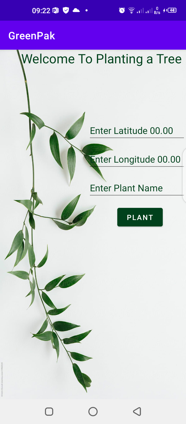 GitHub - umareefarooq/GreenPak-Application: GreenPak is an Android App based on plantation...