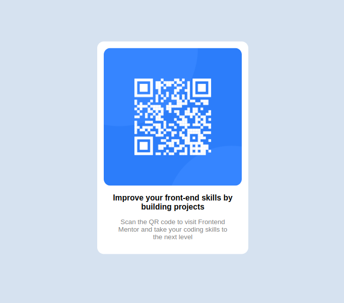 GitHub - kirubadeveloper/QR_Code_Card_Component: Frontend Challenge - QR Code Card Component ...