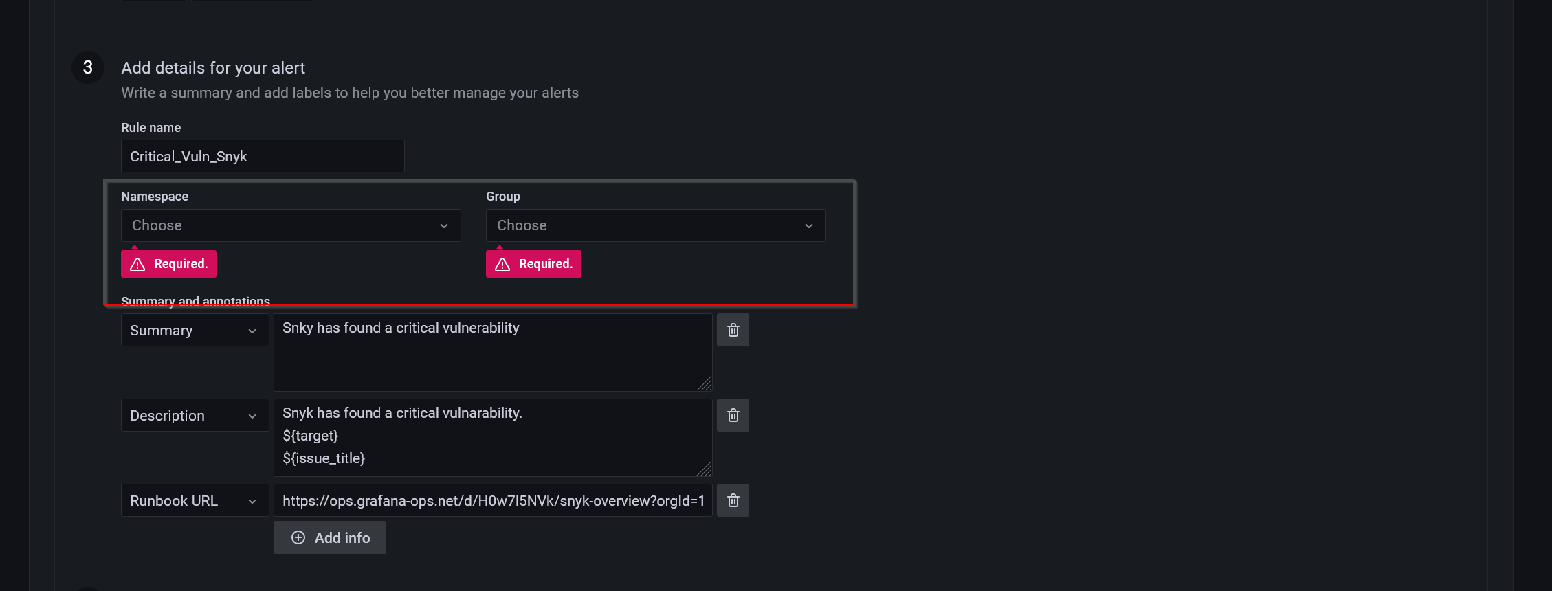 UI: not obvious Namespace & Group fields can add values. · Issue #62307 · grafana/grafana · GitHub