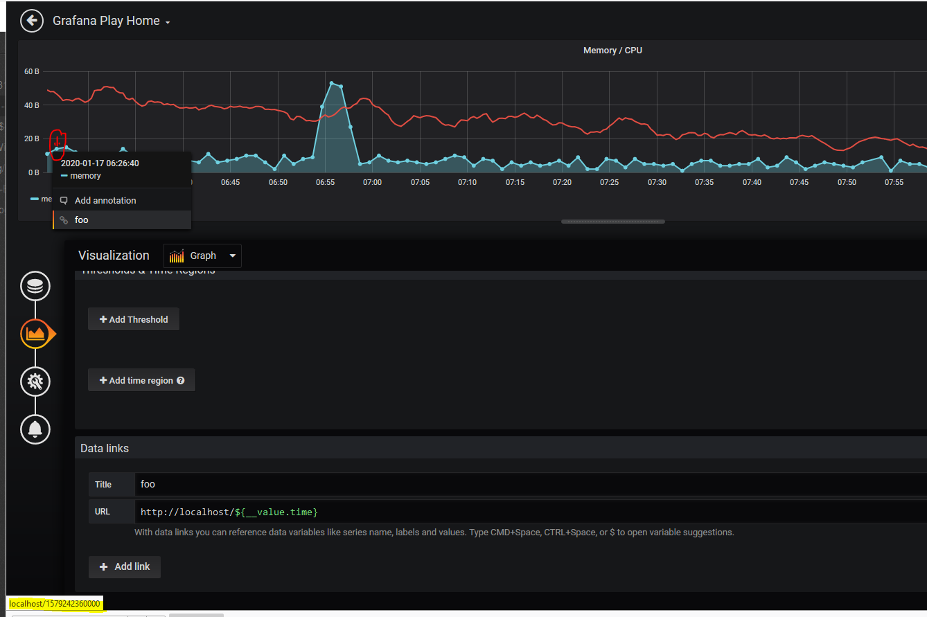 Datalinks Links With Valuetime Do Not Work When Clicking On First Result · Issue 20019