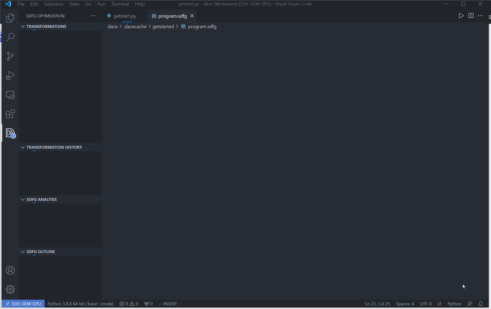 Dace-vscode cannot be used with remote SSH · Issue #109 · spcl/dace-vscode · GitHub