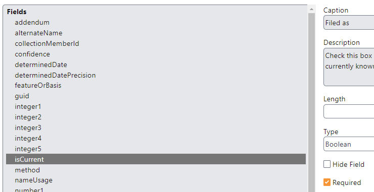 [Sp7.7] isCurrent is showing up as a hidden field in query builder, when it is not hidden ...