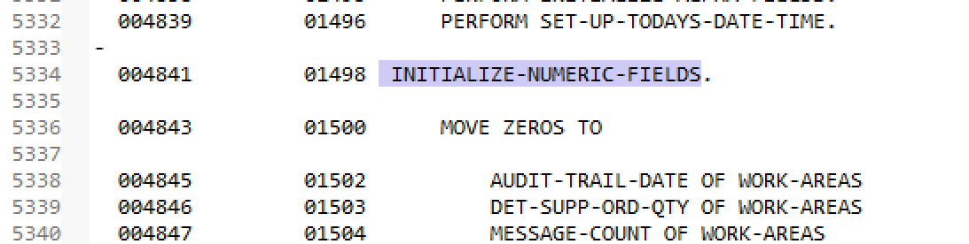 COBOL Compile Directives (SKIP1) "ERROR_TOKEN" unexpected tokens ignored parsing · Issue #307 ...