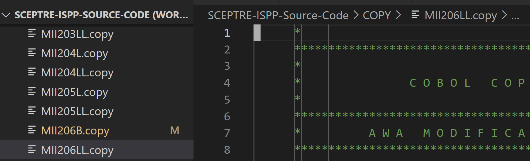 COBOL: Loading Copy Books from local C Drive Folder Very Slow or stops loading · Issue #315 ...