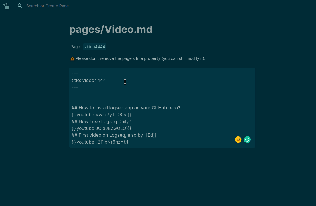 Changing page title bugs · Issue #1341 · logseq/logseq · GitHub