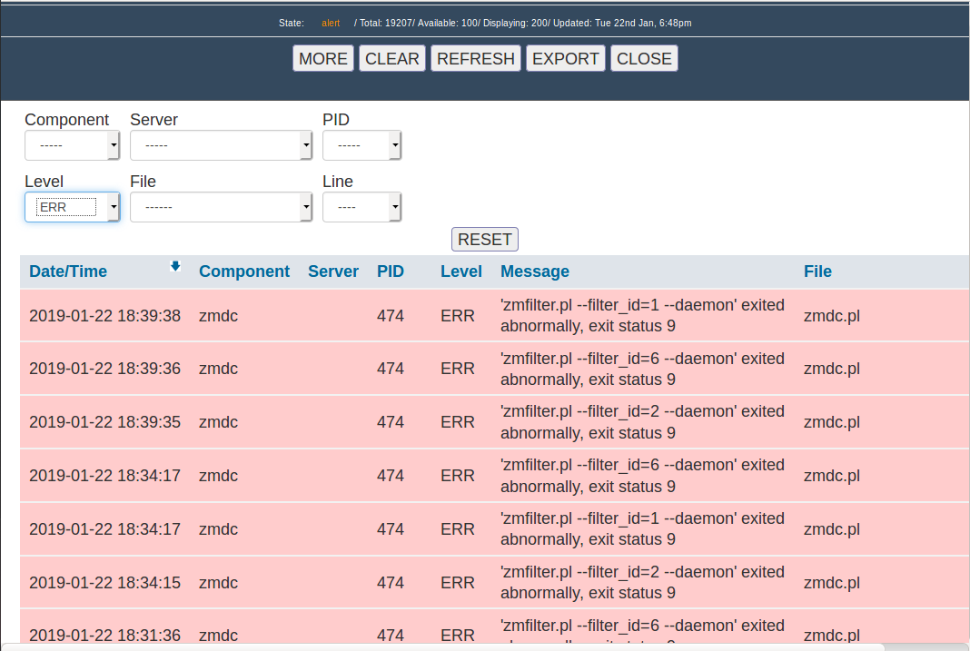Syntax Error At Usrshareperl5zoneminderfilterpm · Issue 2435 · Zoneminderzoneminder · Github