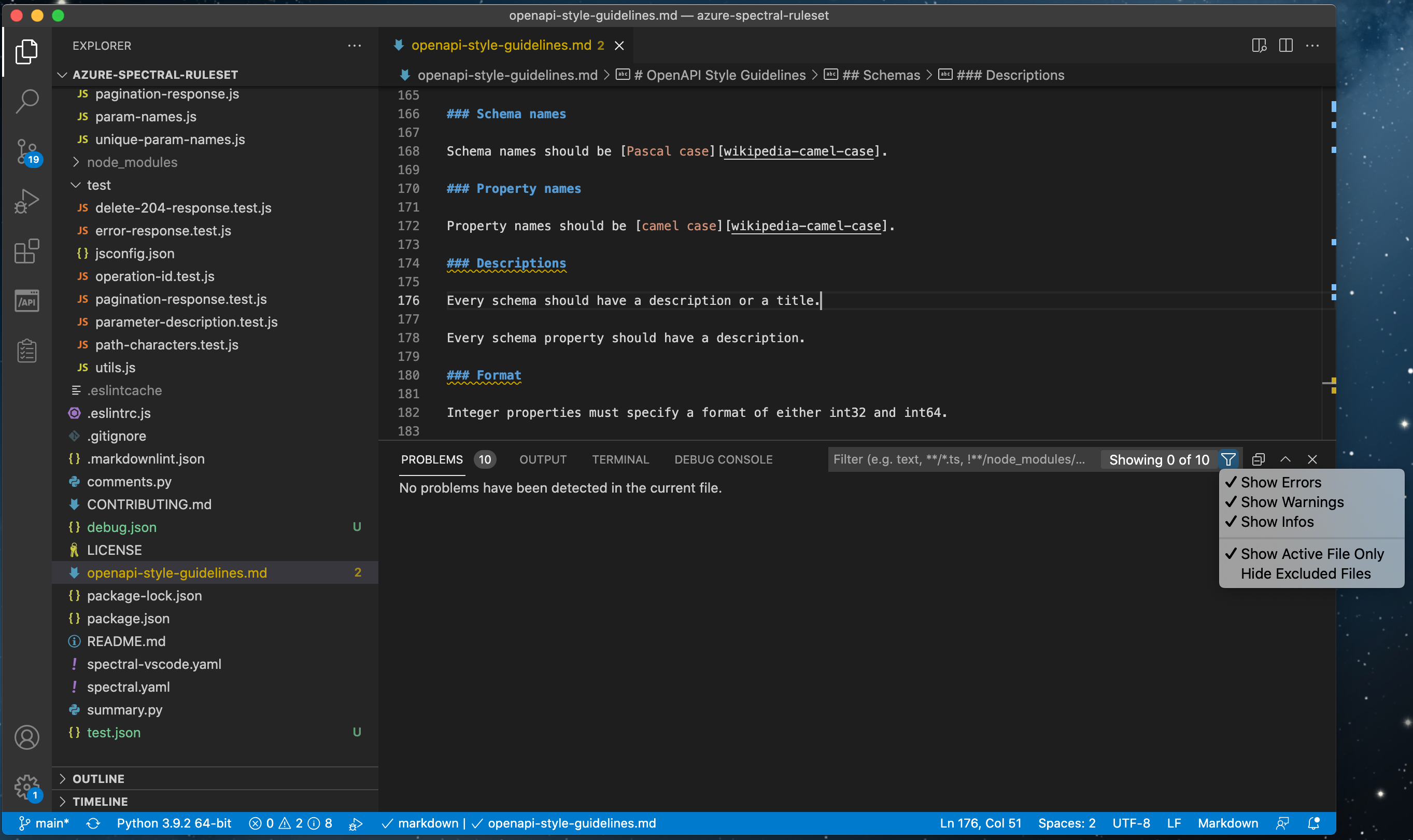 Problems in active file are not shown · Issue #131444 · microsoft ...