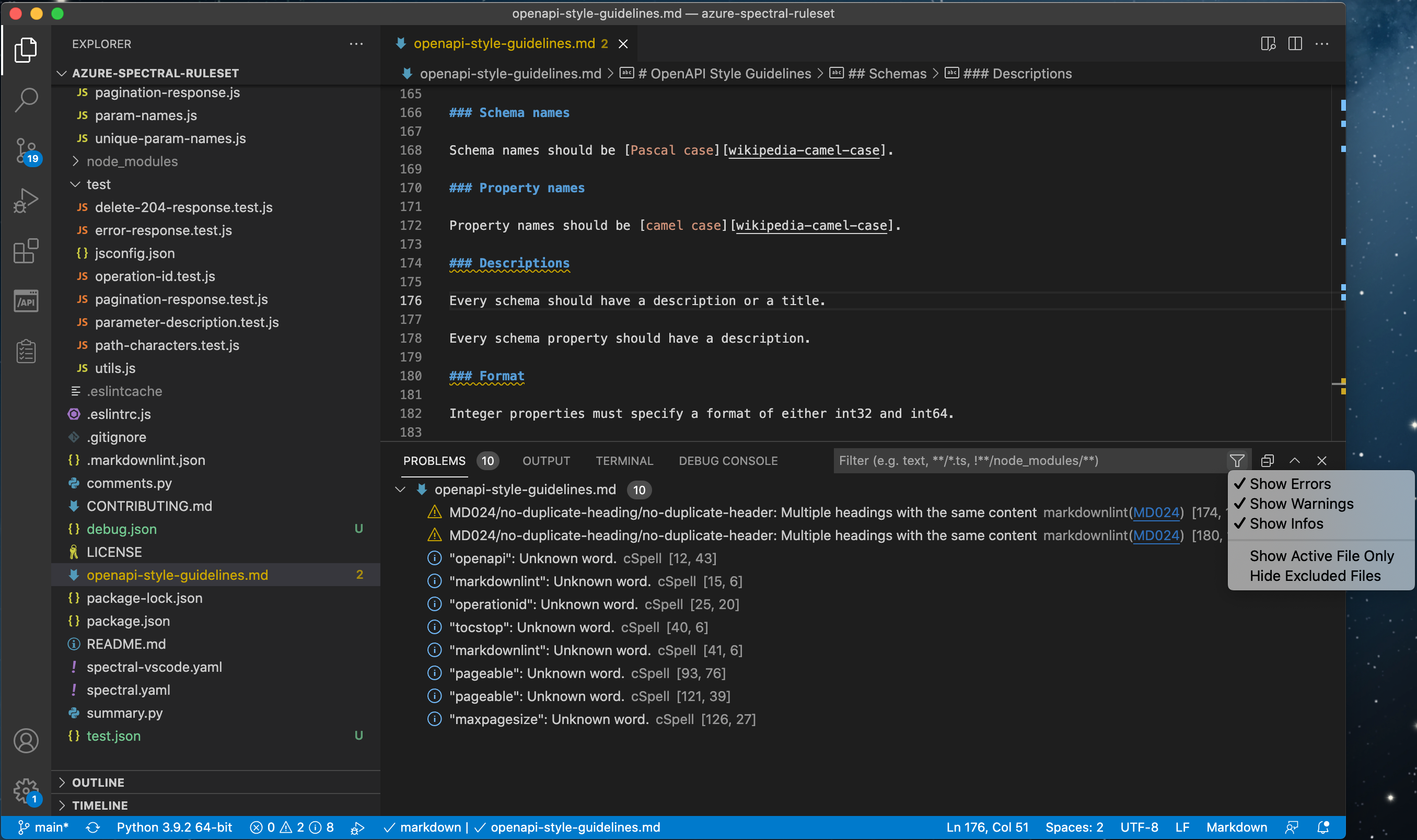Problems in active file are not shown · Issue #131444 · microsoft ...