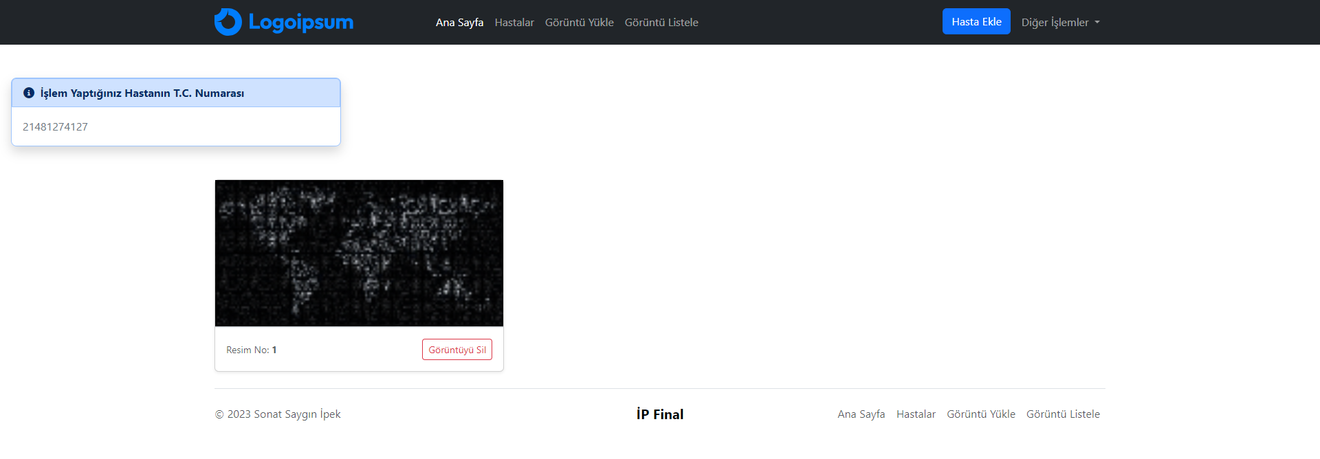 GitHub - sonatipek/hospital-system: A patient registration and image upload application where ...