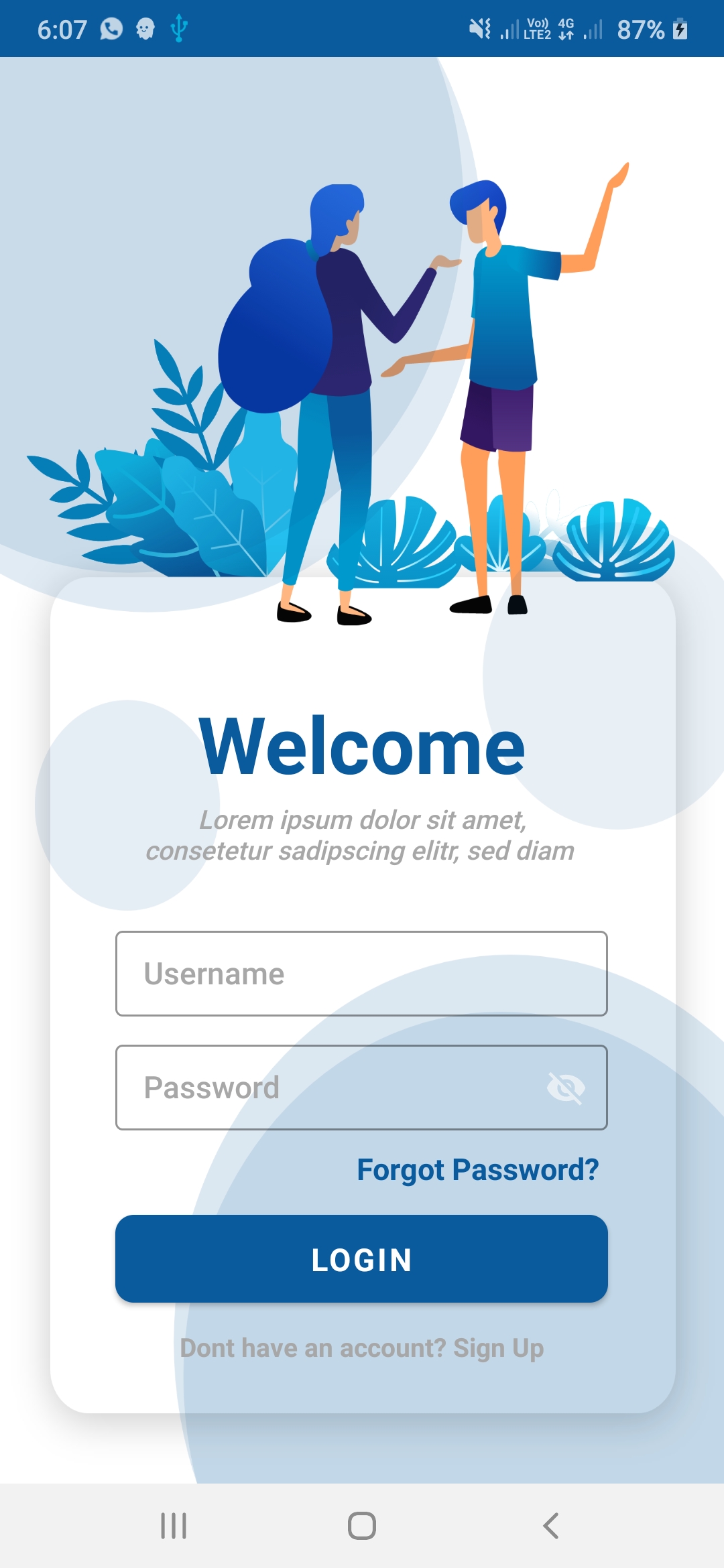 GitHub - sachintha00/Mobile-Login-UI: mobile login UI with Linear Layout