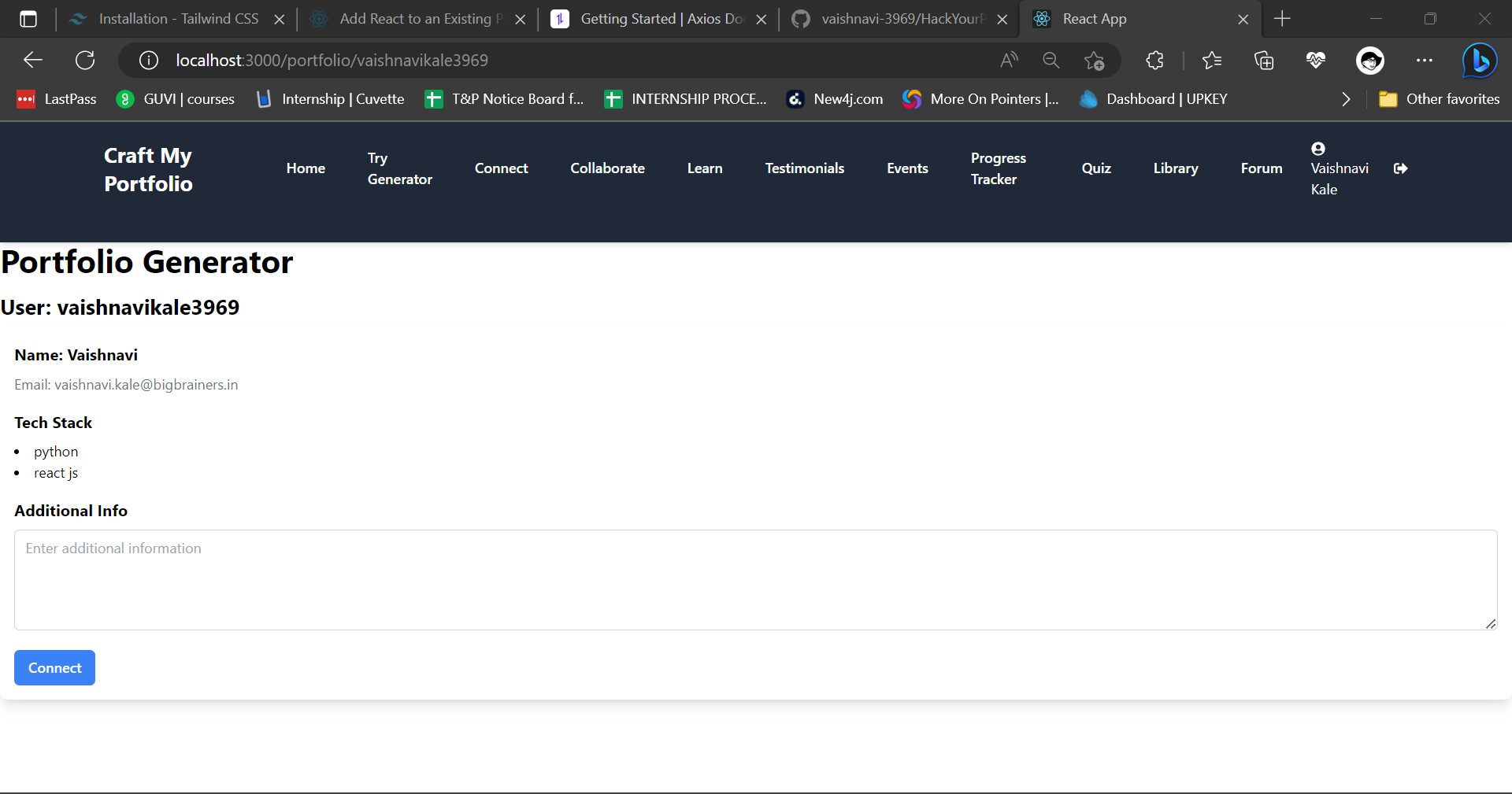 GitHub - vaishnavi-3969/HackYourPortfolio-CraftMyPortfolio: Unleash ...