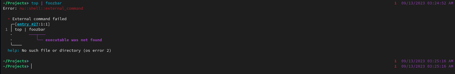 cannot go back to repl when using top piped to a non existing command · Issue #10349 · nushell ...