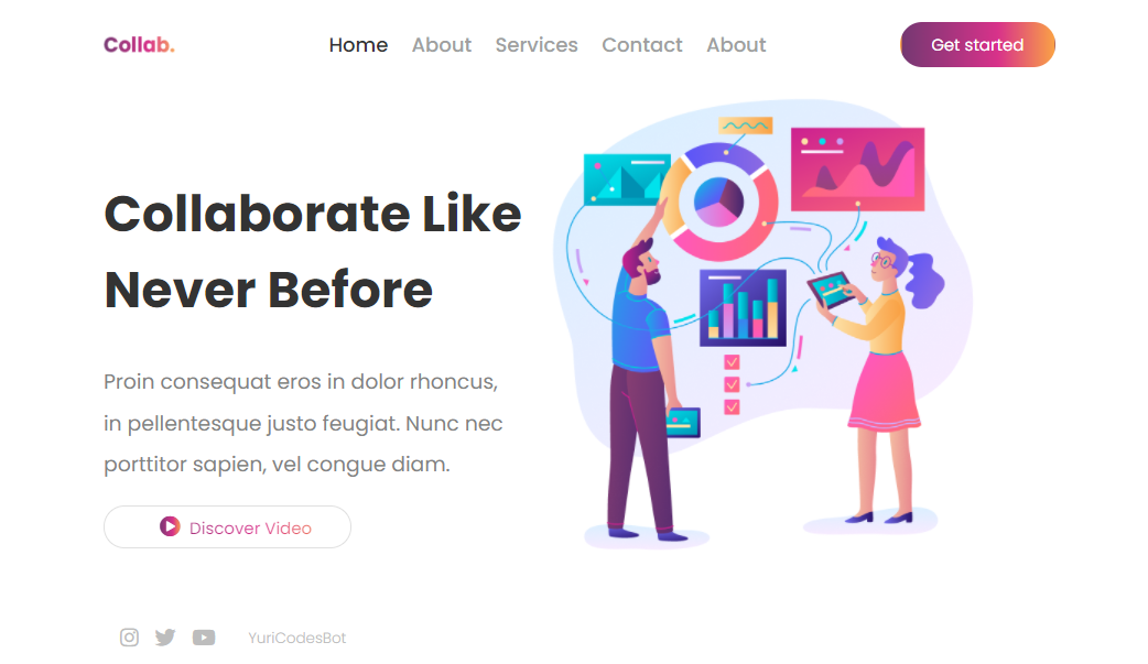 GitHub - YuriCodes/Collab-Landing-Page
