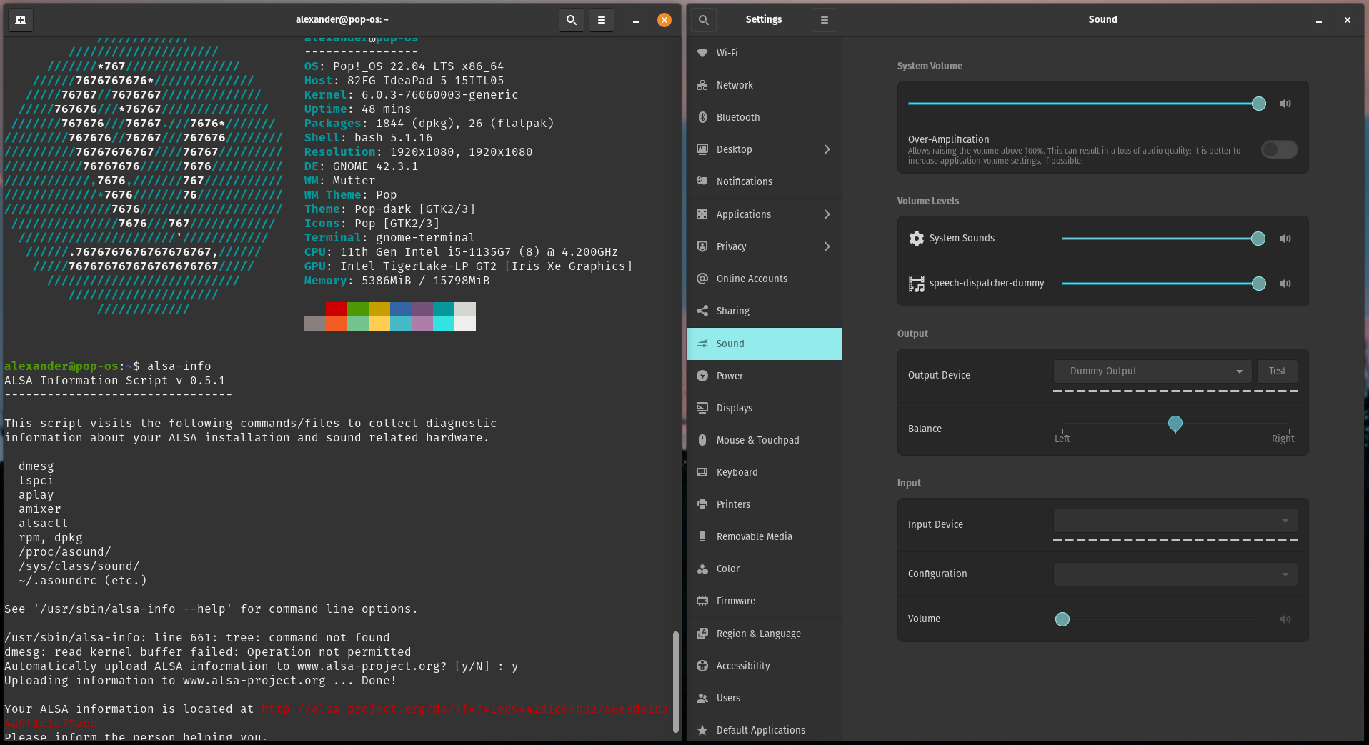 Sound Dummy Output After System S Previous Update · Issue 2686 · Pop Os Pop · Github