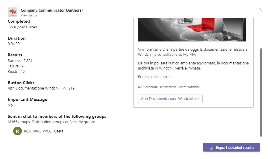 Company Communicator - Incoherent analytics data · Issue #1177 · OfficeDev/microsoft-teams-apps ...