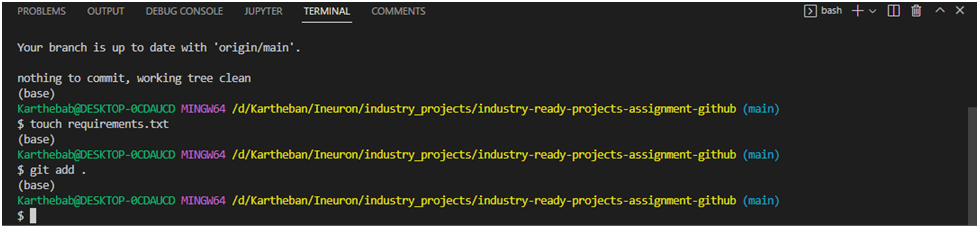 GitHub - karthebans/industry-ready-projects-assignment-github: github assignments