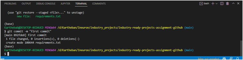 GitHub - karthebans/industry-ready-projects-assignment-github: github assignments