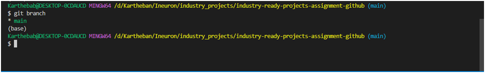 GitHub - karthebans/industry-ready-projects-assignment-github: github assignments