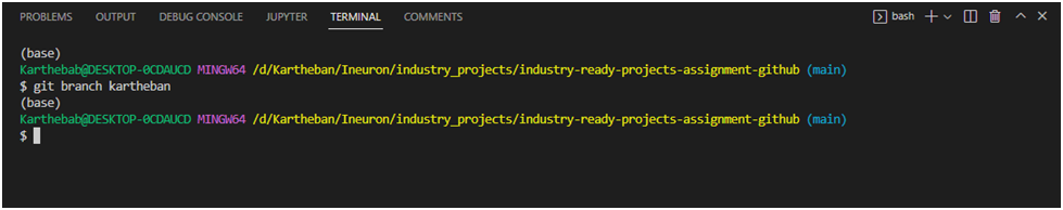 GitHub - karthebans/industry-ready-projects-assignment-github: github assignments
