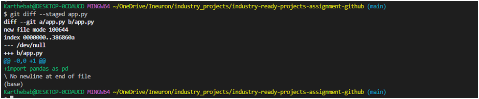 GitHub - karthebans/industry-ready-projects-assignment-github: github assignments