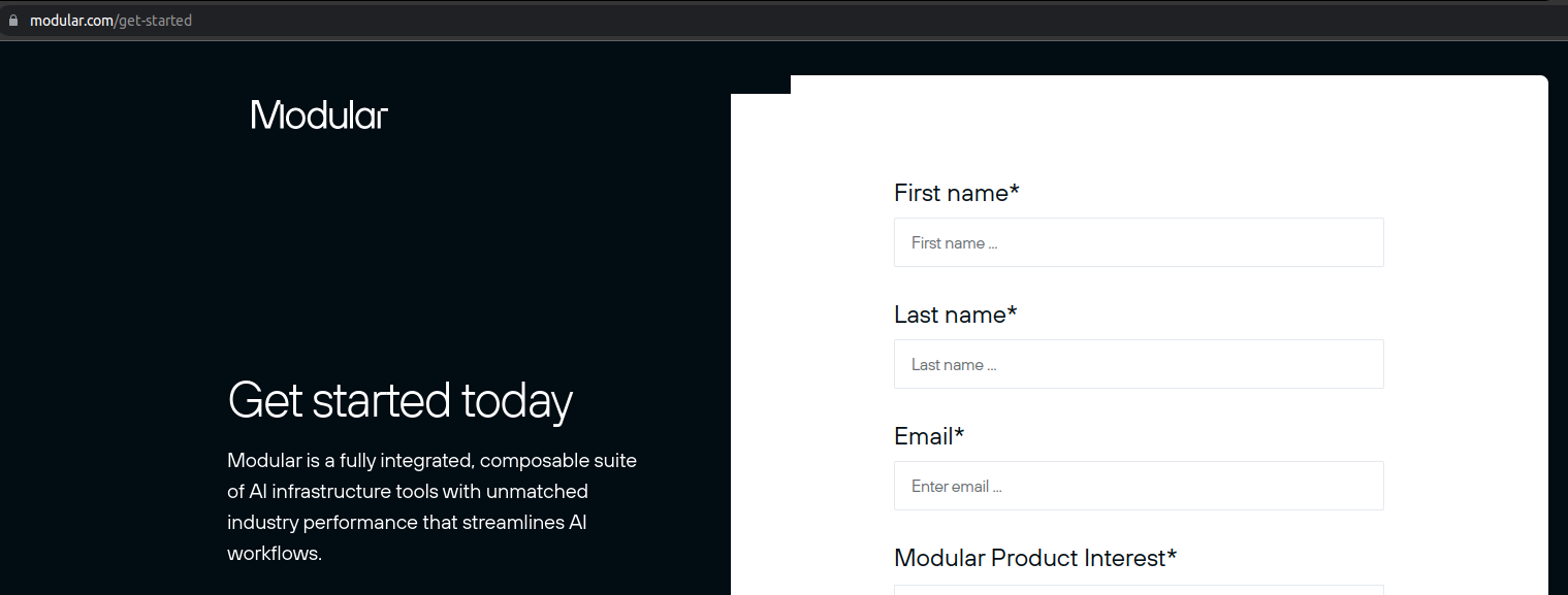 Official site blank · Issue #16 · modular/modular · GitHub