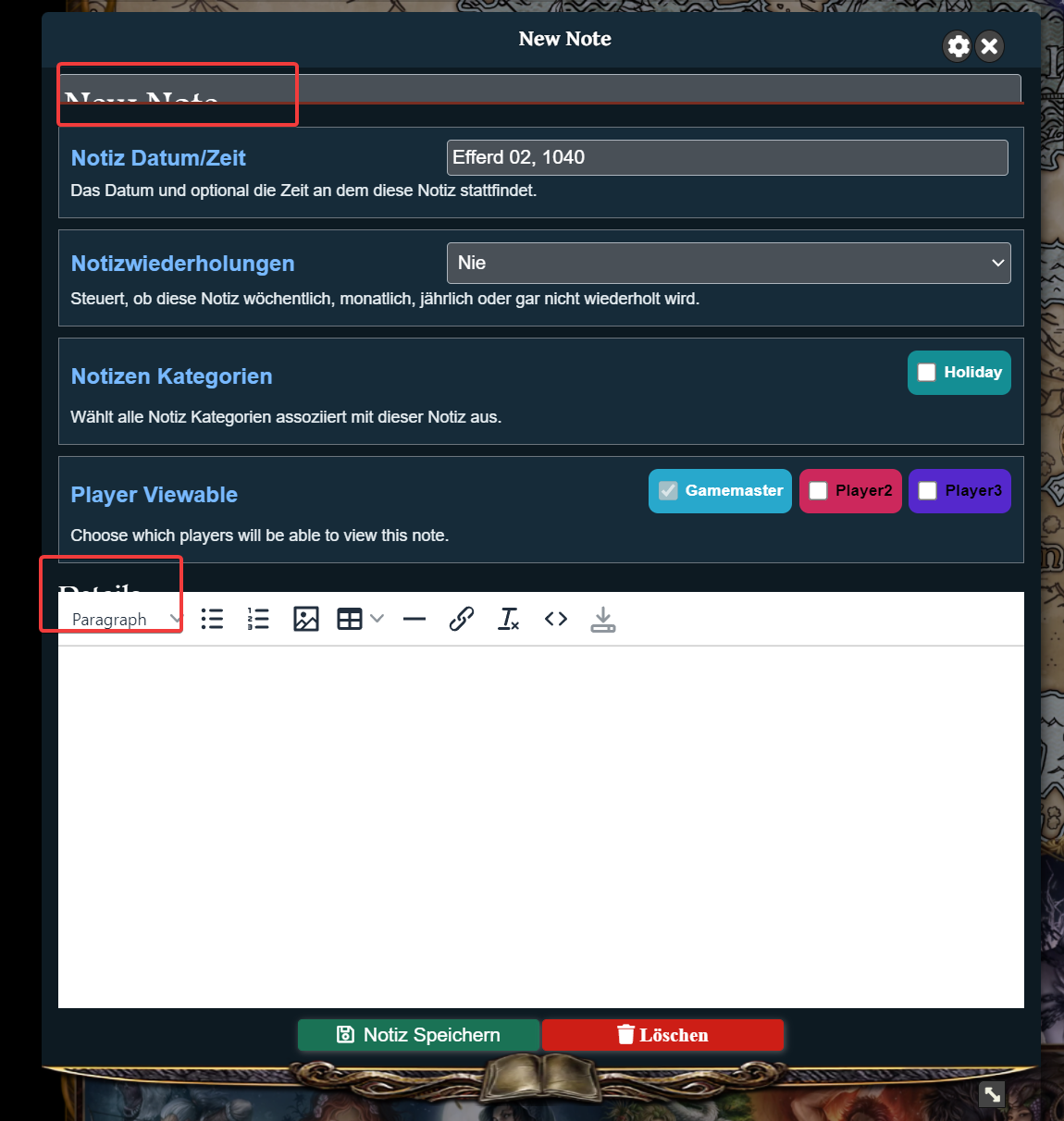 [BUG] v2 Beta - New Note german description doesnt fit in the window · Issue #292 · vigoren ...