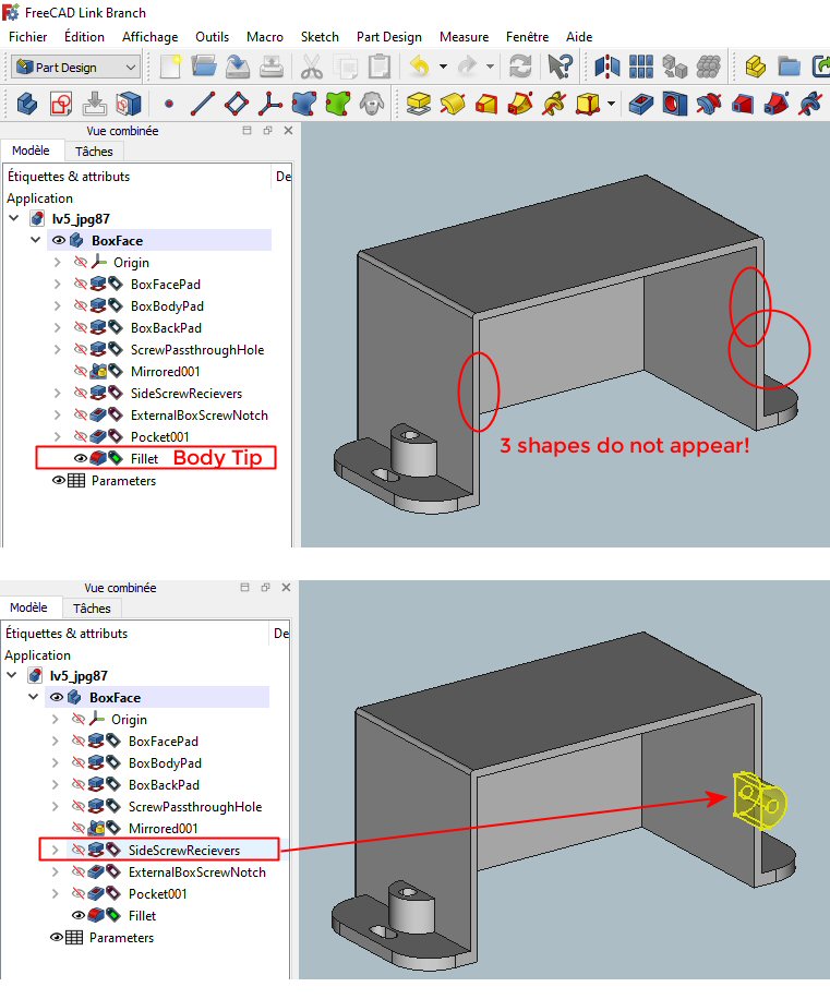 issues in PartDesignLinkBranch · Issue #491 · realthunder/FreeCAD_assembly3 · GitHub