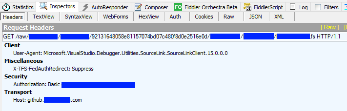 Sourcelink TFS Git on a HTTP hosted server, authentication issue · Issue #175 · dotnet ...