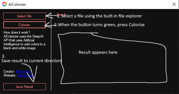 GitHub - elmerij/AIColorizer: AIColorizer is a application that ...